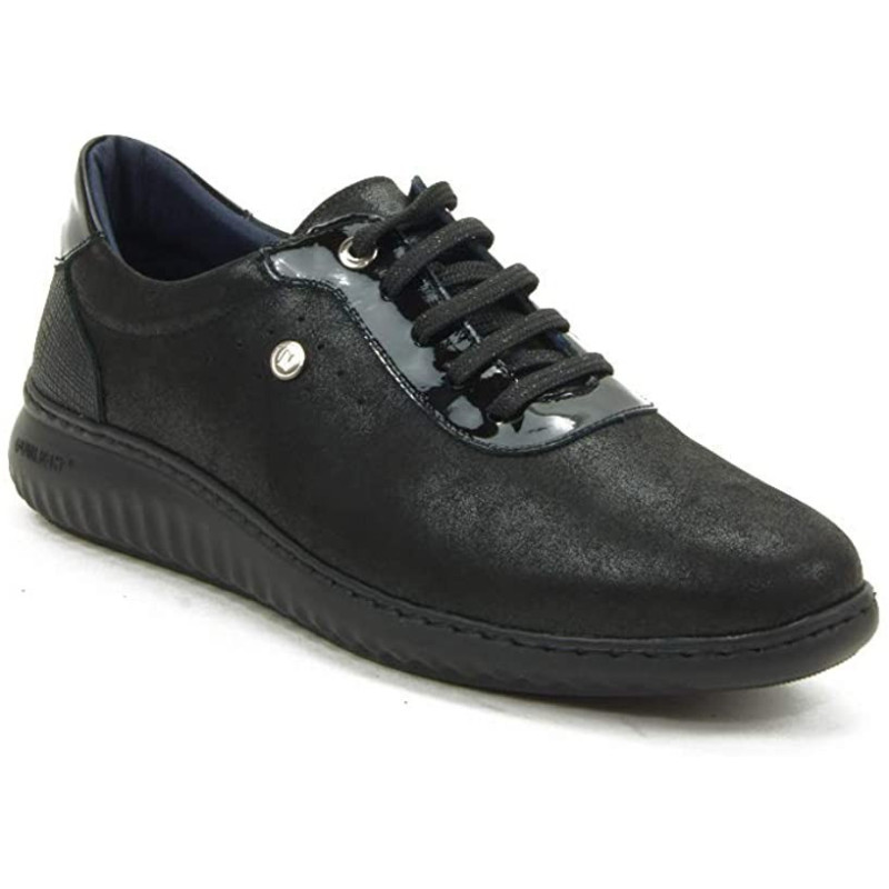 Notton zapato sport de piel para mujer con cordones - N3106